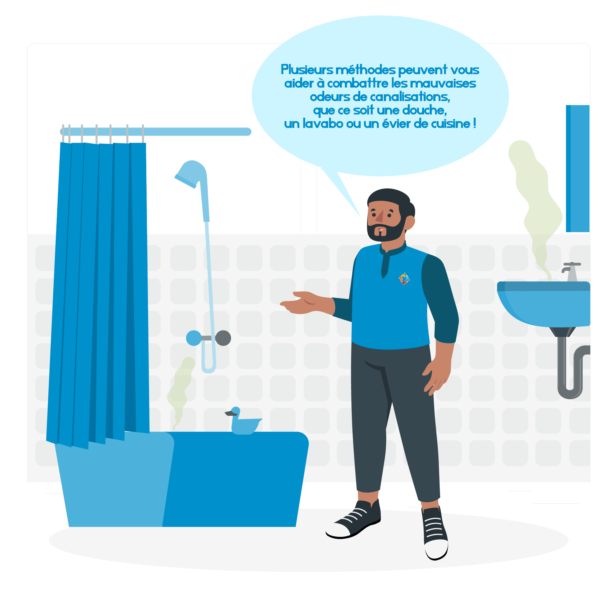 Comment éliminer les mauvaises odeurs de canalisation de douche ? - Allo Débouchage